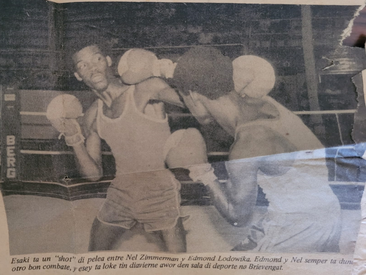 Edmond Lodowica golden jubilee and honorary member | Curacao Boxing ...